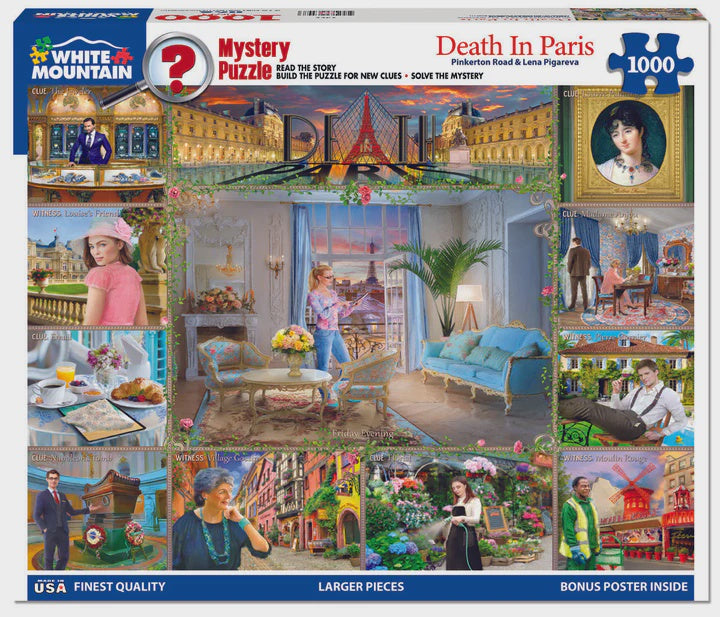 1000 pc Puzzle -Death in Paris - George & Co.
